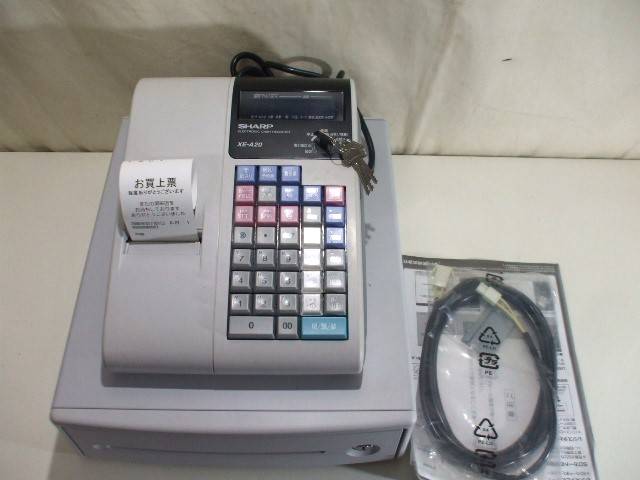 日本代購代標第一品牌【樂淘letao】－【元気堂】SHARP シャープ 電子レジスター XE-A20 店舗用品 店舗什器 通電確認