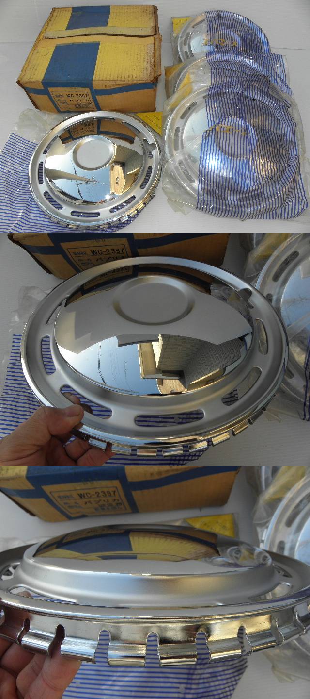 日本代購代標第一品牌【樂淘letao】－95 パブリカ UP10用 WC-2397 ホイールキャップ 4個 エバーウイング / 当時物 昭和レトロ 旧車 名車 トヨタ 自動車