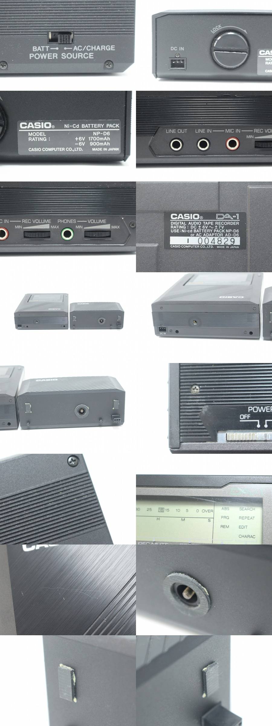 日本代購代標第一品牌【樂淘letao】－動作未確認 CASIO DATレコーダー DA-1 カシオ デジタルオーディオテープレコーダー ...