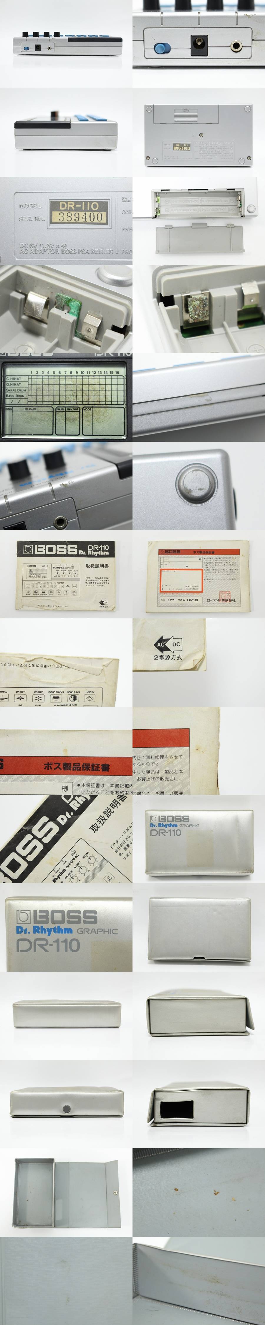 日本代購代標第一品牌【樂淘letao】－通電確認済 BOSS リズムマシン DR-110 ソフトケース/取扱説明書付 ボス Dr.Rhythm GRAPHIC 現状品 1-D021/1/060