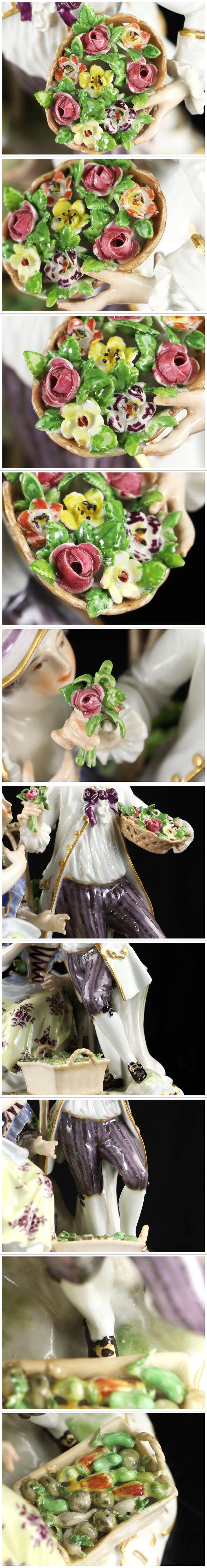 日本代購代標第一品牌【樂淘letao】－魁 本物保証 MEISSEN マイセン 庭師の恋人たち フィギュリン 人形 置物 高さ17.5㎝ マイセンBOX付