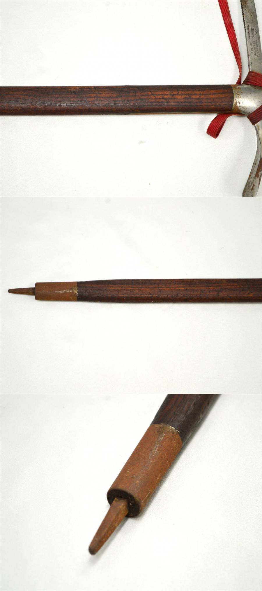 日本代購代標第一品牌【樂淘letao】－KM613 現状品 STUBAI スチュバイ ピッケル 木製シャフト 全長75cm オーストリア製 登山用品