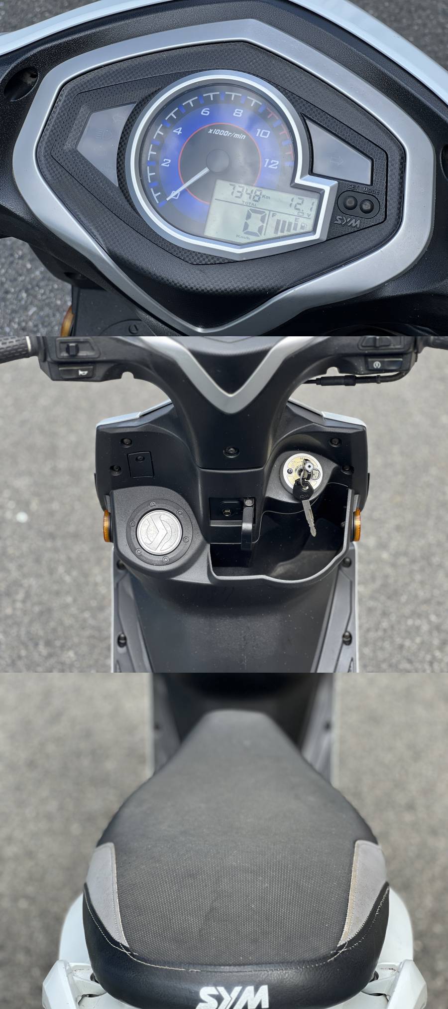 Yahoo!オークション - SYM Z1 125 7348km 実動 神戸