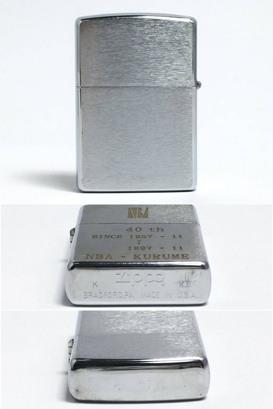 日本代購代標第一品牌【樂淘letao】－美品 ZIPPO ジッポー 40th SINCE 1957・11 - 1997・11 NBA ...