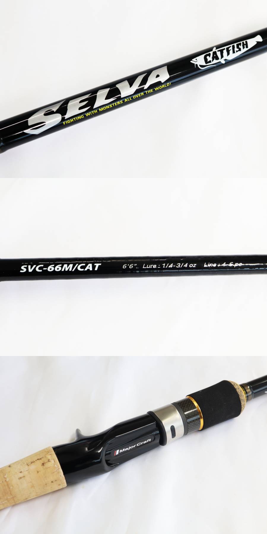 日本代購代標第一品牌【樂淘letao】－Major Craft SELVA SVC-66M/CAT メジャークラフト セルヴァ ナマズ 釣竿 釣り竿 竿 釣具 釣り具 T182