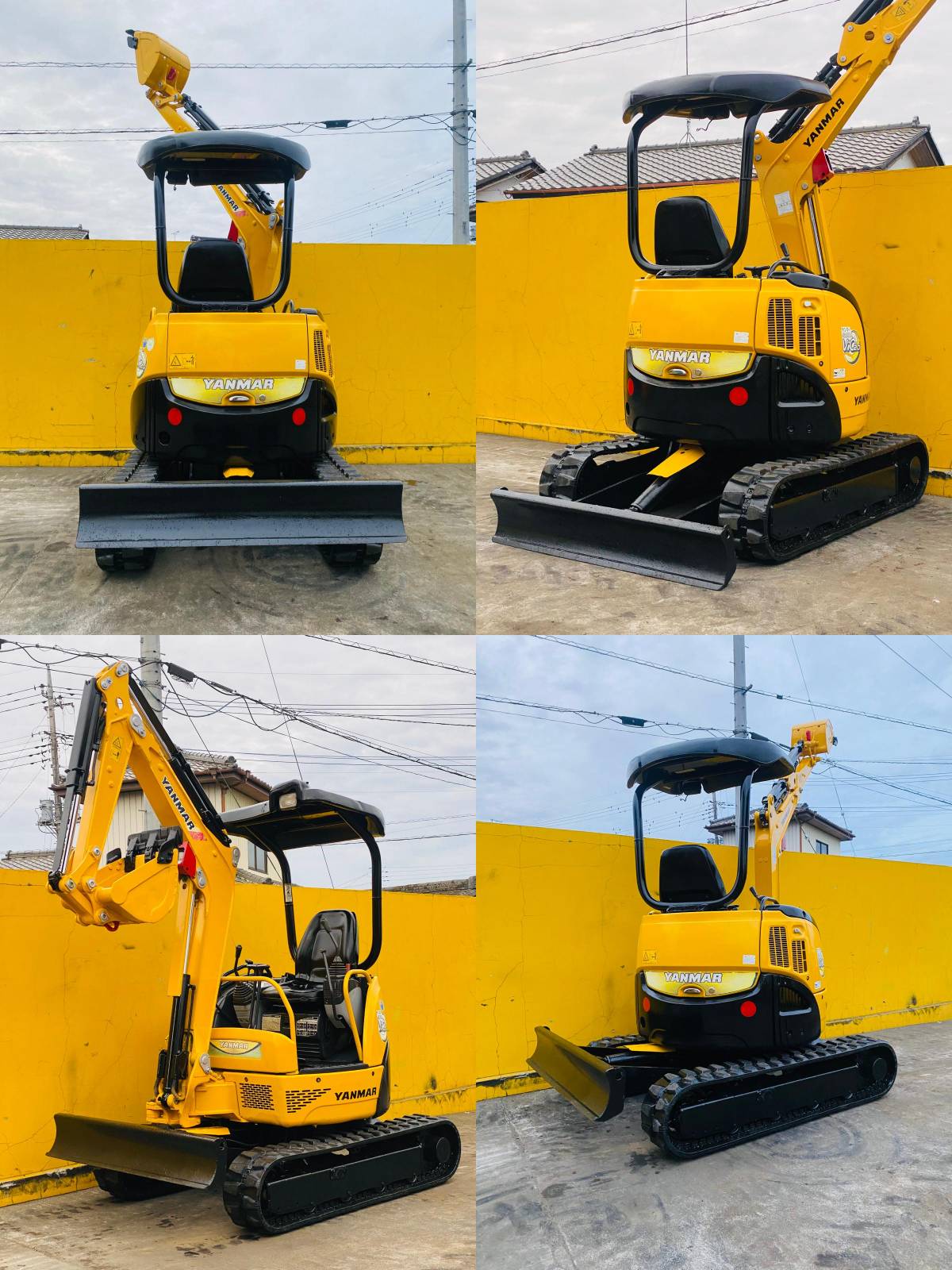 日本代購代標第一品牌【樂淘letao】－ヤンマー VIO20-3 ミニユンボ 倍速・マルチ付き ゴムクローラー 95％ 2tクラス 稼働 969 h 下取りOK！茨城