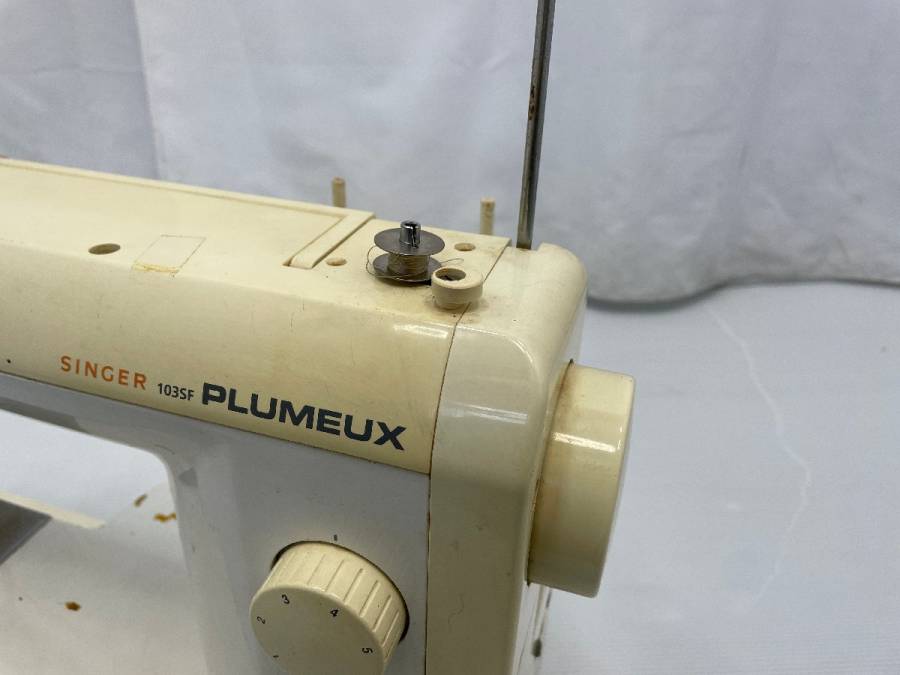 日本代購代標第一品牌【樂淘letao】－シンガー SINGER プリュムー PLUMEUX 103SF 職業用ミシン ハンドクラフト ハンドメイド 手工芸 フットペダル付属 09015S