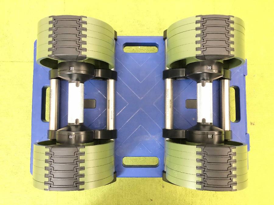 日本代購代標第一品牌【樂淘letao】－NUO FLEXBELL フレックスベル NUOBELL 20 20kg ペア 4kg刻み アジャスタブルダンベル 可変式ダンベル 筋トレ ホームジム ...